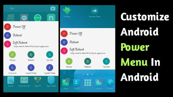 How To Customize Android Power Menu With More Options - TechViola